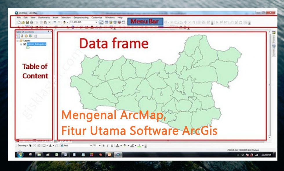 Mengenal ArcMap, Fitur Utama Software ArcGis | AMAR STATISTIKA Konsultan